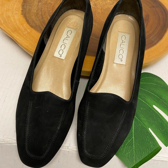 Calico | Shoes | Calico Leather Flats Retro Loafers | Poshmark